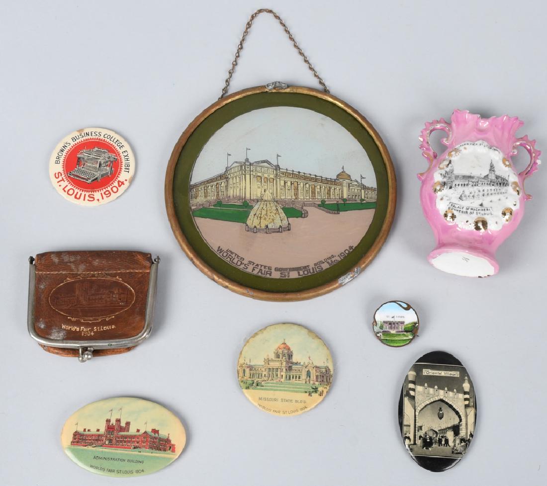 8- 1904 ST LOUIS WORLDS FAIR SOUVENIRS