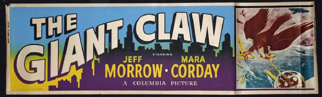 1957 THE GIANT CLAW MOVIE BANNER