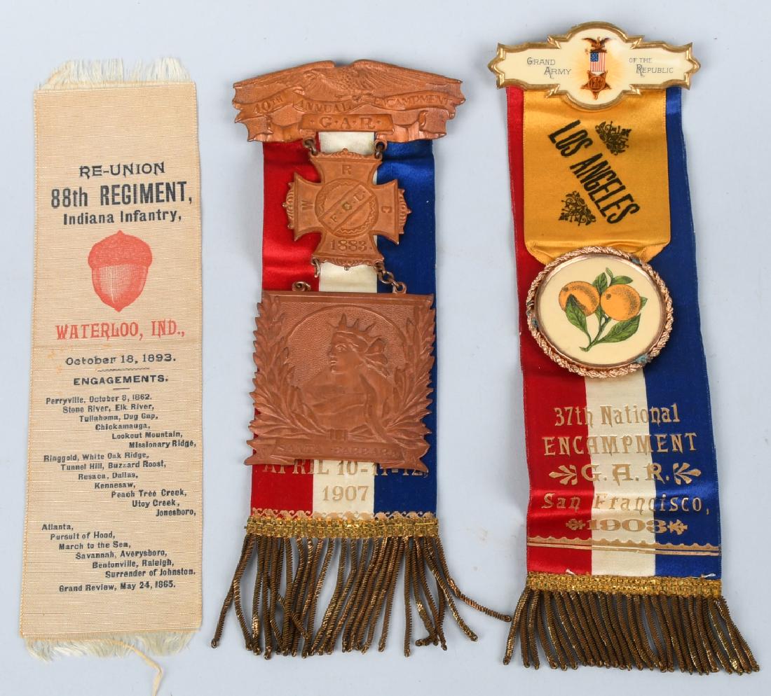 8th INDIANA VOLS AND GAR MEMORABILIA MEDALS