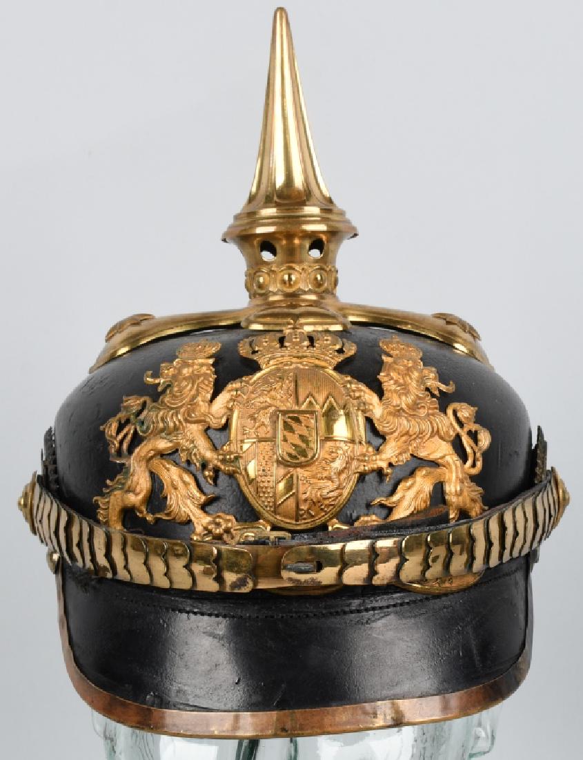 WWI IMPERIAL GERMAN BAVARIAN OFFICER SPIKED HELMET