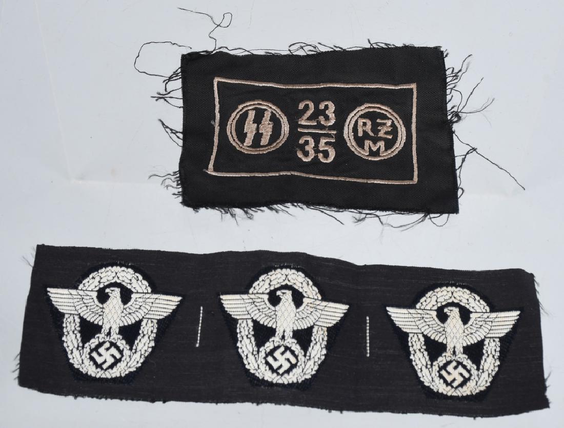 WWII NAZI GERMAN POLICE CAP & SS TAG INSIGNIA LOT - Mar 23, 2019 ...
