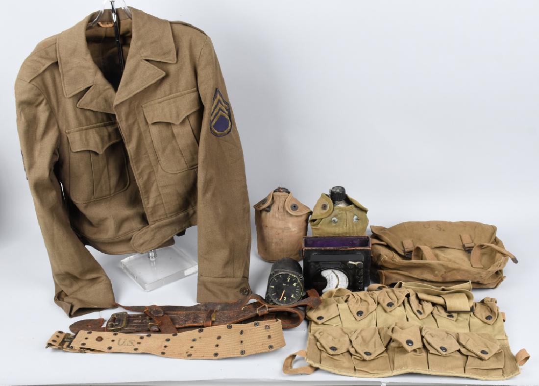 WWII US FIELD GEAR AND UNIFORM