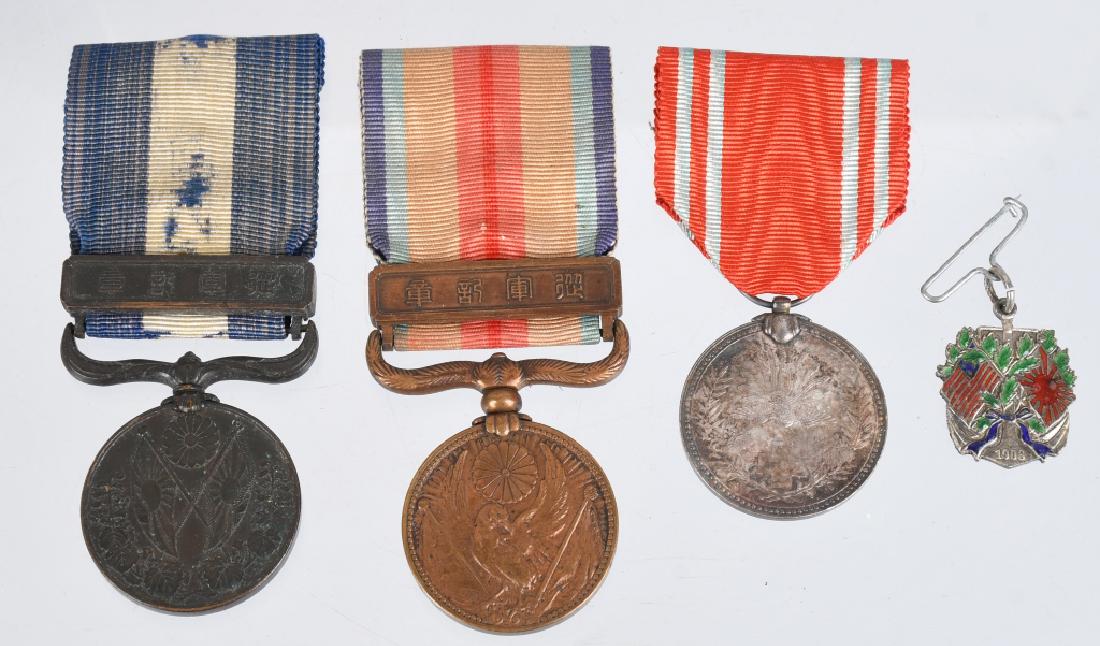 4 JAPANESE MILITARY MEDALS