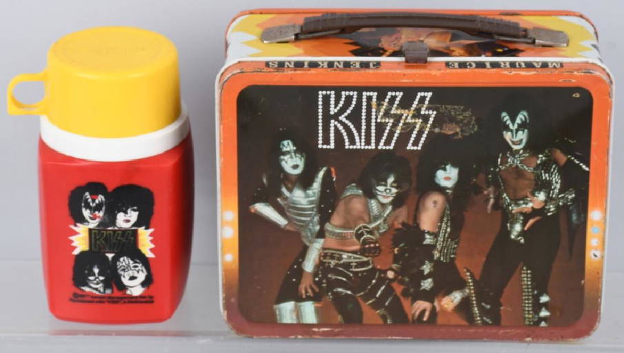 1977 Kiss Lunch Box W/ Thermos