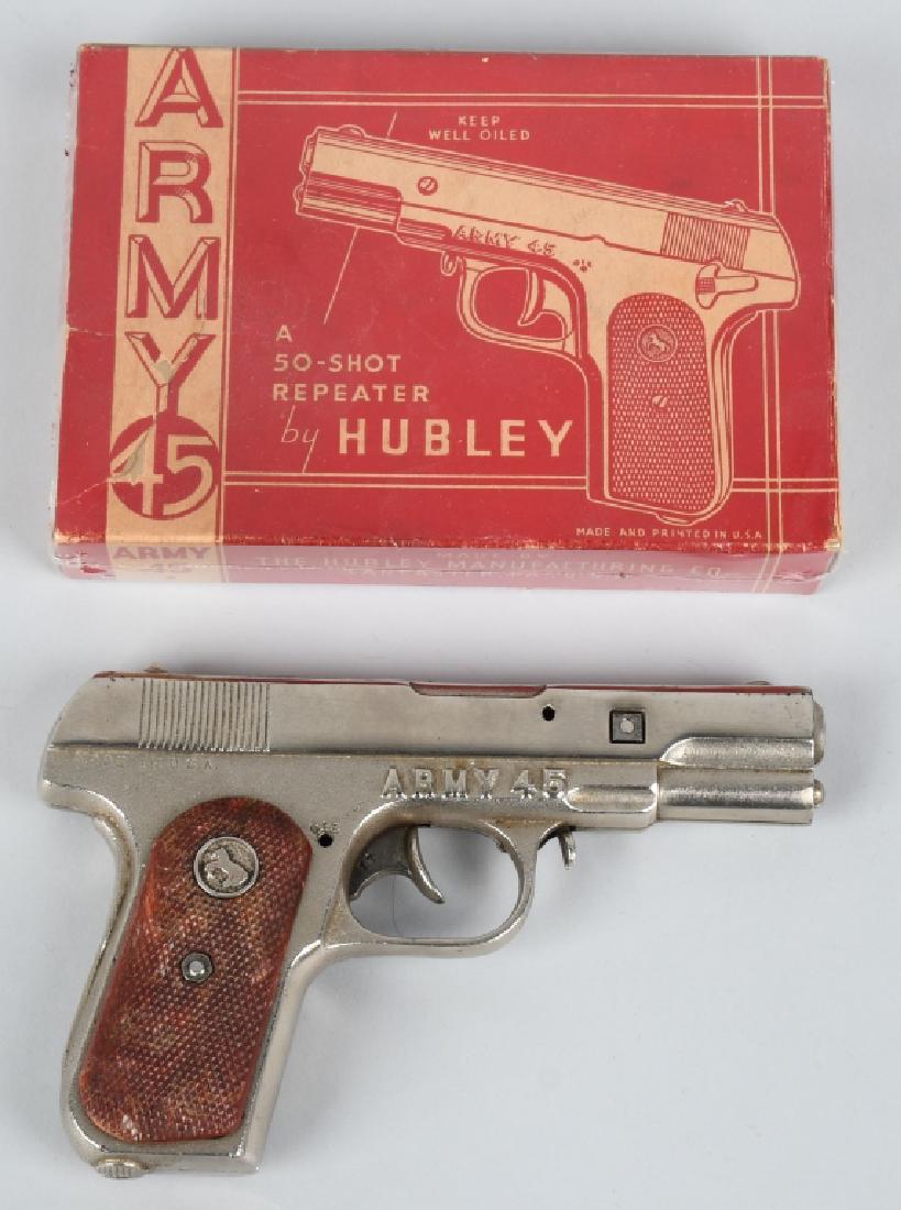 HUBLEY ARMY 45 CAP GUN w/ BOX - Apr 20, 2019 | Milestone Auctions in OH