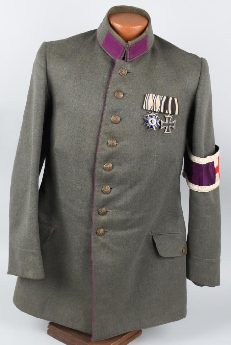 WW1 IMPERIAL GERMAN FELDGRAU M1910 CHAPLAIN TUNIC - May 11, 2019 ...