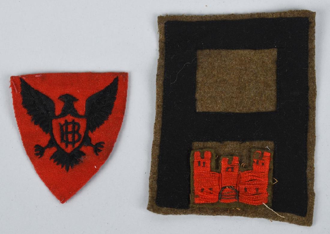 2 WWI US PATCHES, 1st ARMY ENGINEERS 86th INFANTRY