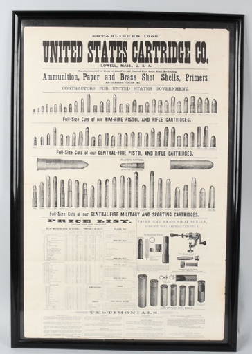 19th Century United States Cartridge Co. Poster