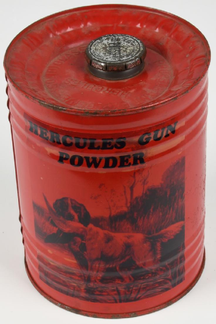 HERCULES GUN POWDER CAN WITH HUNTING DOG DECAL - May 25, 2019 ...