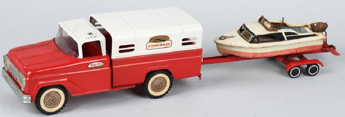 Tonka 1961 Fisherman Truck W/ Boat Trailer