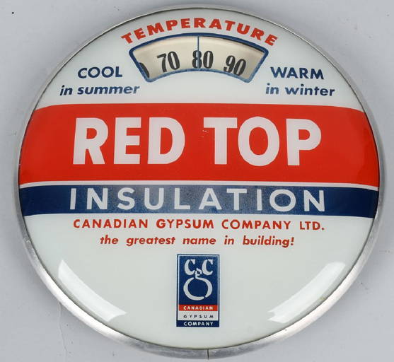 Red Top Insulation Bubble Thermometer