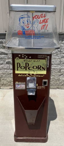 1950s 10c Gold Medal Popcorn Vending Machine
