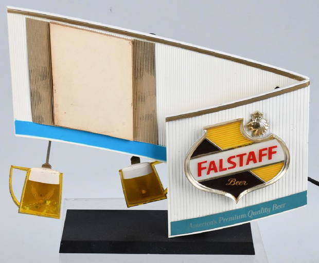Falstaff Beer Animated Cash Register Sign