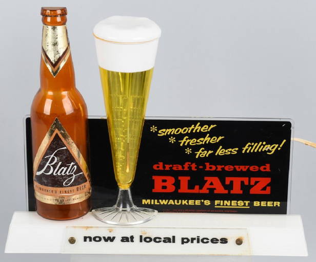 Blatz Beer Advertising Light
