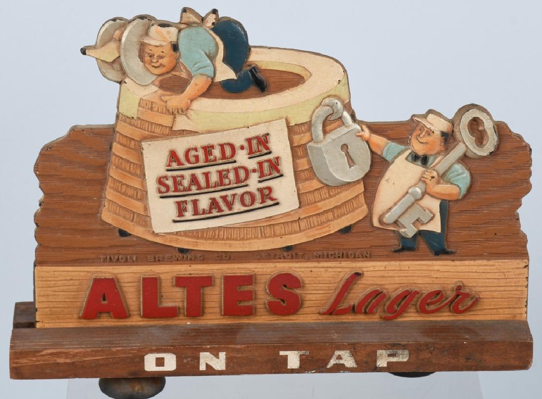 ALTES LAGER BEER SIGN - Jul 27, 2019 | Milestone Auctions in OH