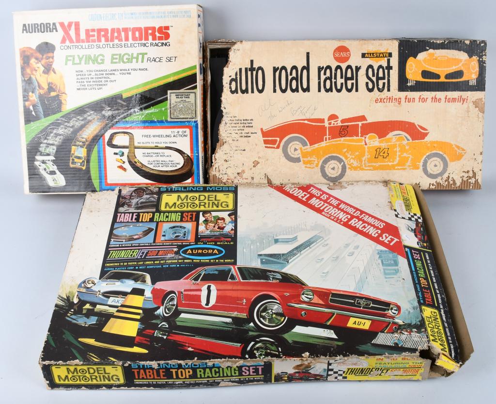 3- VINTAGE SLOT CAR SET w/ BOXES - Sep 07, 2019 | Milestone Auctions in OH