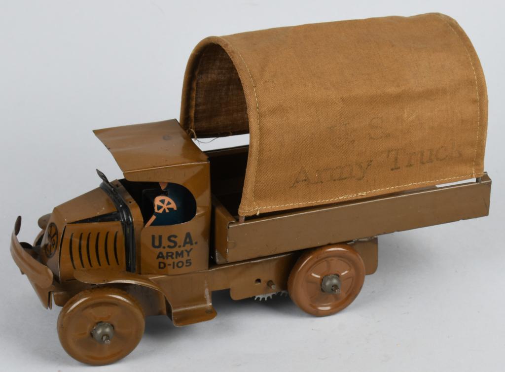 MARX Tin Windup MACK BULLDOG ARMY TRANSPORT - Oct 19, 2019 | Milestone ...