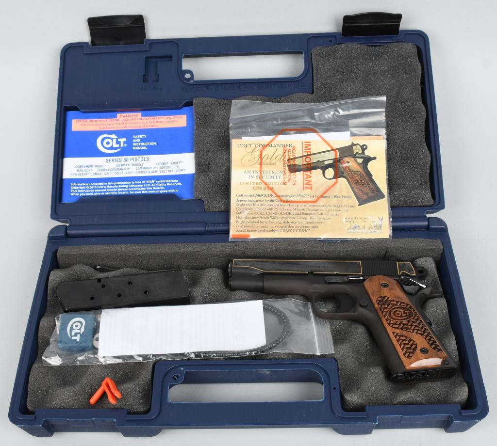 BOXED COLT TALO COLT COMMANDER GOLD EDITION - Nov 02, 2019 | Milestone ...