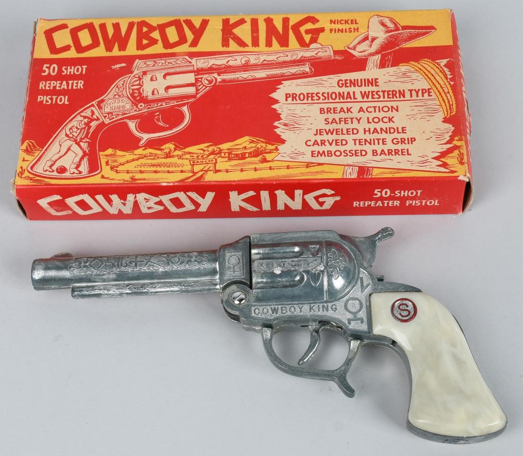 STEVENS COWBOY KING CAP GUN w/BOX - Nov 16, 2019 | Milestone Auctions in OH
