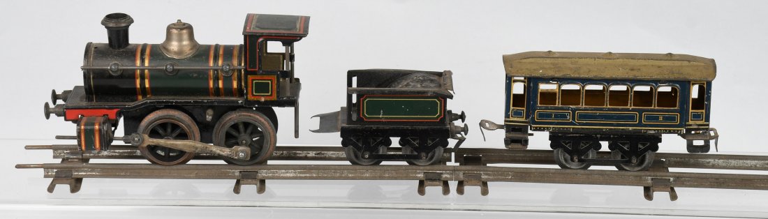 EARLY GERMAN clockwork TRAIN SET - Nov 16, 2019 | Milestone Auctions in OH