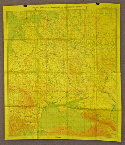 WWII NAZI GERMAN LUFTWAFFE NAVIGATION CHART MAP - Dec 21, 2019 ...