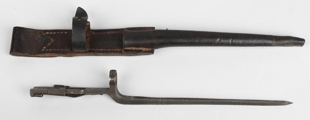 Wwii Usmc M1941 Johnson Rifle Bayonet & Sheath