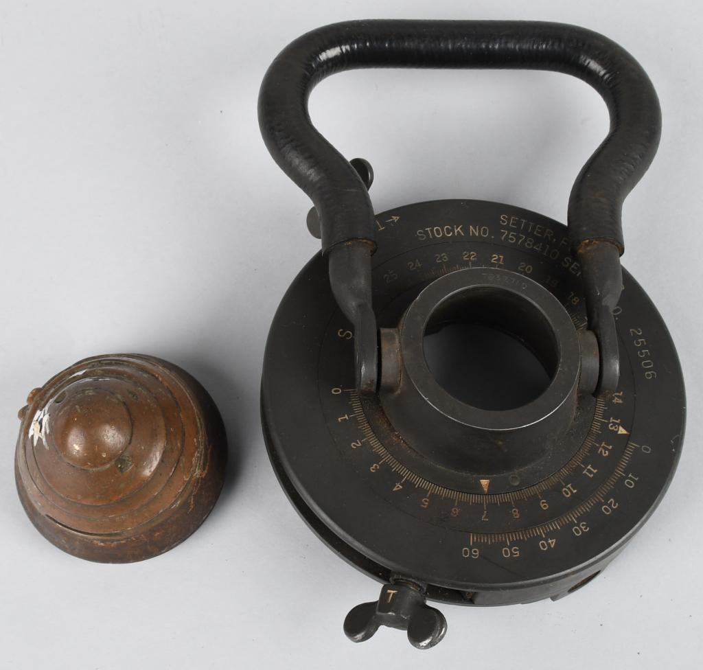 WWII US M22 FUZE SETTER & ARTILLERY FUSE - Dec 21, 2019 | Milestone ...