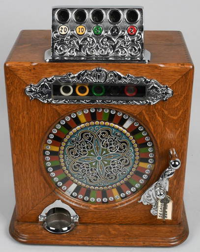 Caille Ben Hur 5 Cent Singlel Wheel Slot Machine