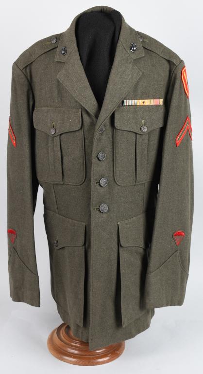 WWII USMC NAMED PARAMARINE UNIFORM JACKET - Jan 24, 2020 | Milestone ...