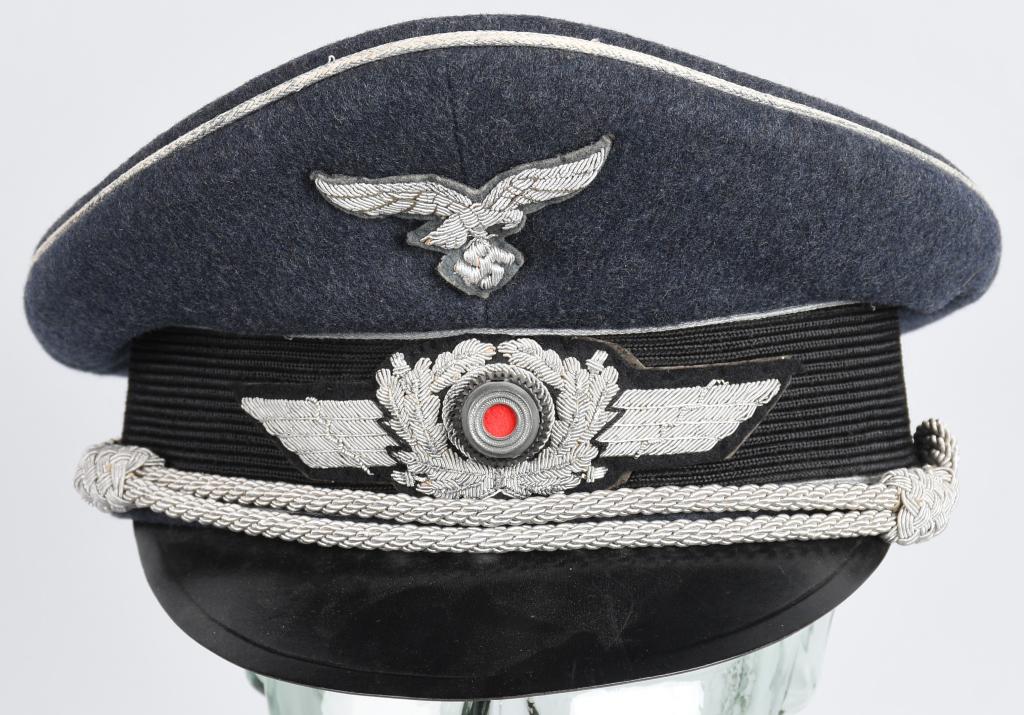 WWII NAZI GERMAN LUFTWAFFE OFFICER CAP - Jan 24, 2020 | Milestone ...