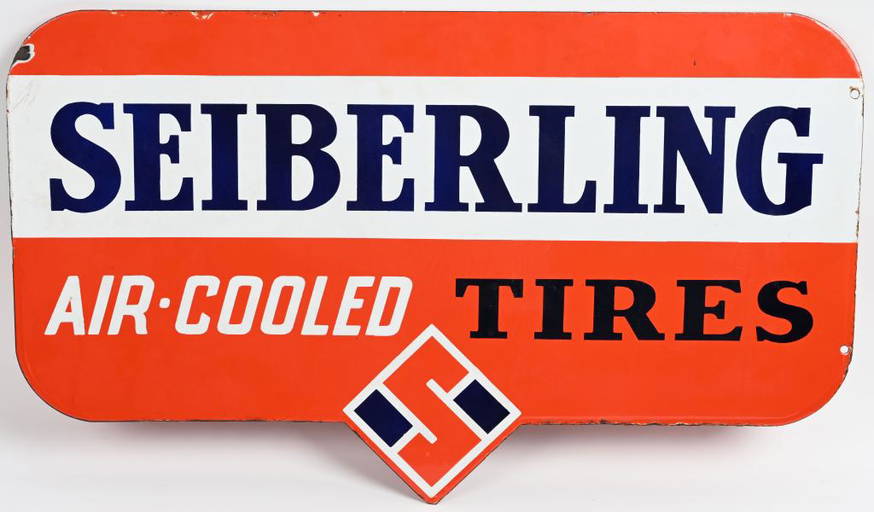 Seiberling Air Cooled Tires W/logo Sign (tac)