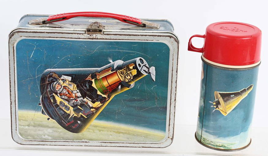 1963 John Glenn Orbit Mercury Space Lunch Box