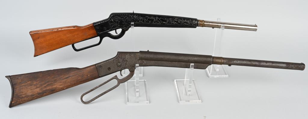 2 Columbian Cast Iron Bb Guns, 1899 & 1900