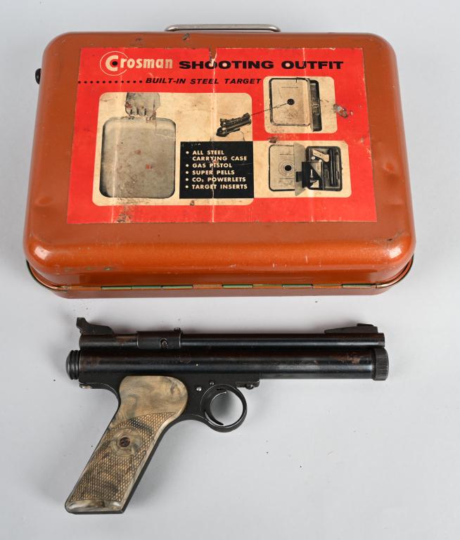 For Auction: CROSMAN 150 AIR PISTOL w/ CASE (#0545) on Mar 21, 2020 ...