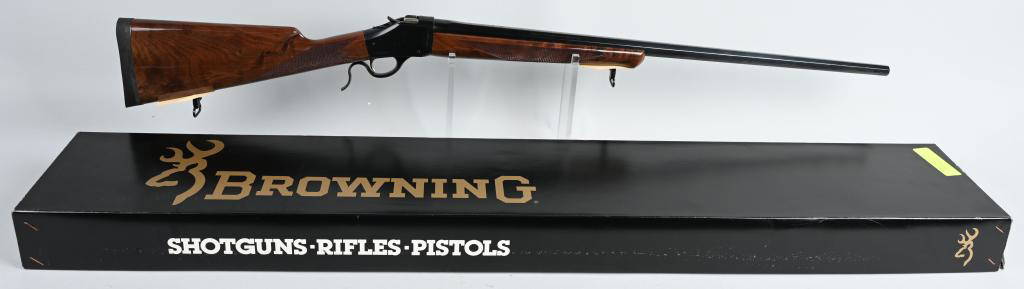 Boxed Browning M 1885 Falling Block 22 250 Rifle