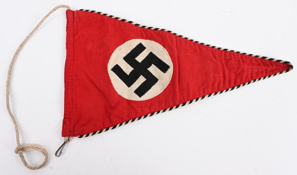 WWII NAZI GERMAN NSDAP PRUSSIAN CAR PENNANT | Barnebys