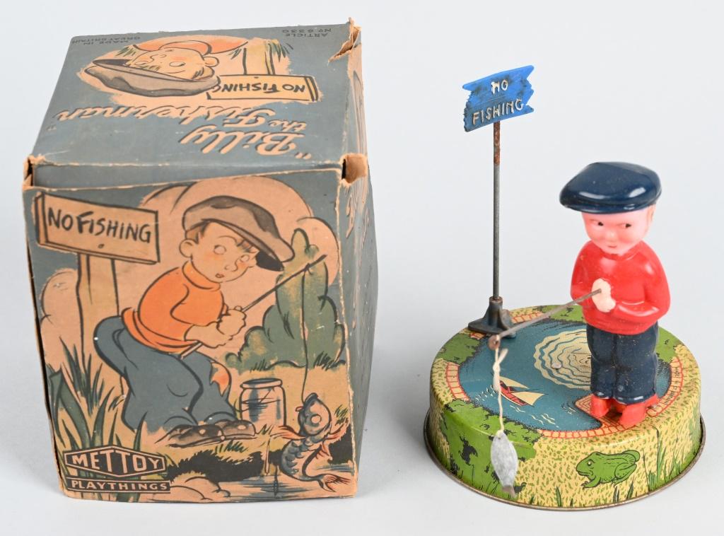 METTOY TIN WINDUP FISHERMAN w/ BOX - May 30, 2020 | Milestone Auctions ...