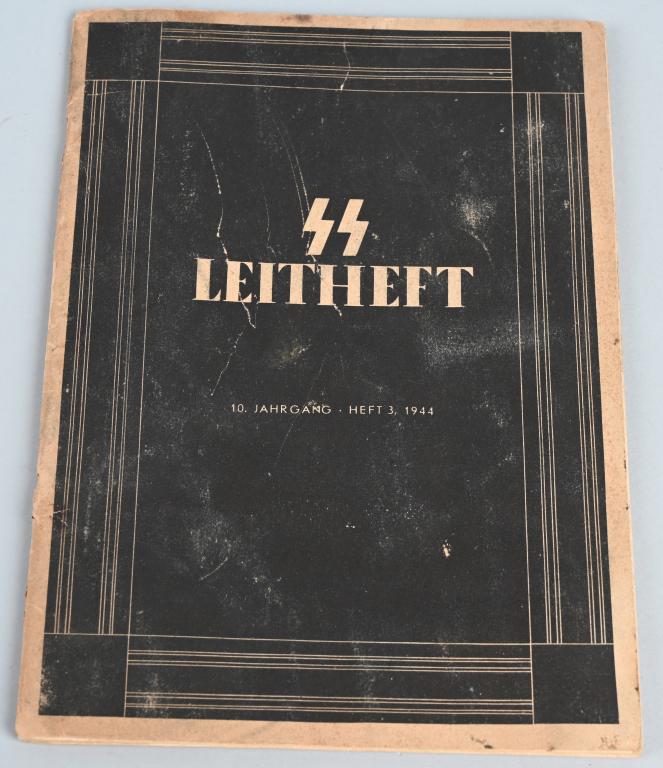 WWII NAZI GERMAN SS LEADERSHIP BOOKLET SS LEITHEFT - Jun 20, 2020 ...