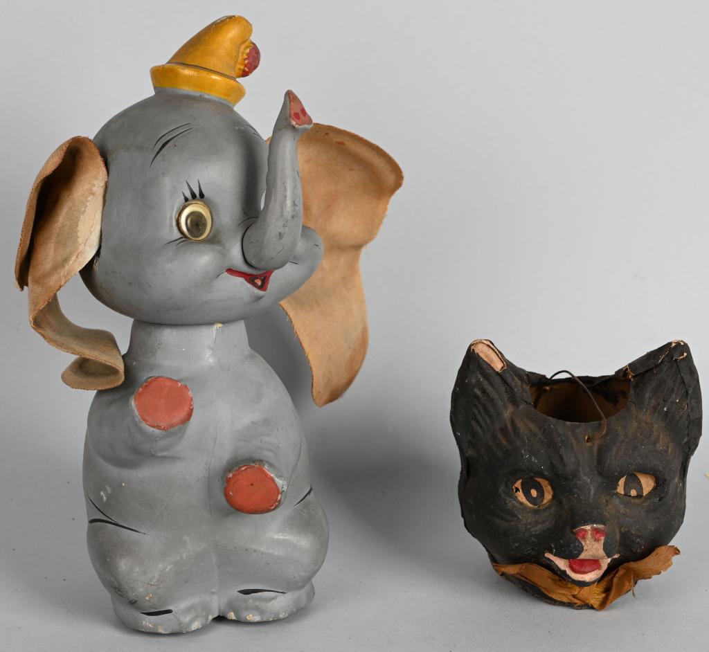 1941 Knickerbocker Dumbo & Black Cat Lantern