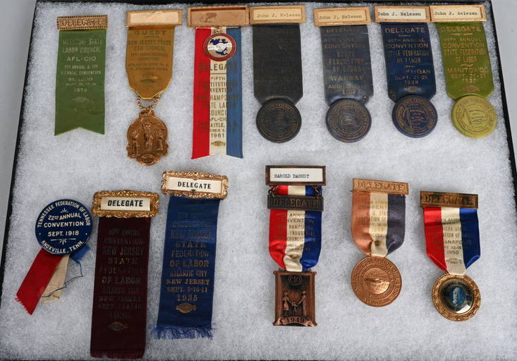 American Federation Of Labor Delegate Ribbons