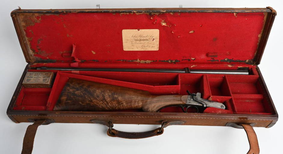 John Blanche & Son .300 Rook Rifle With Case