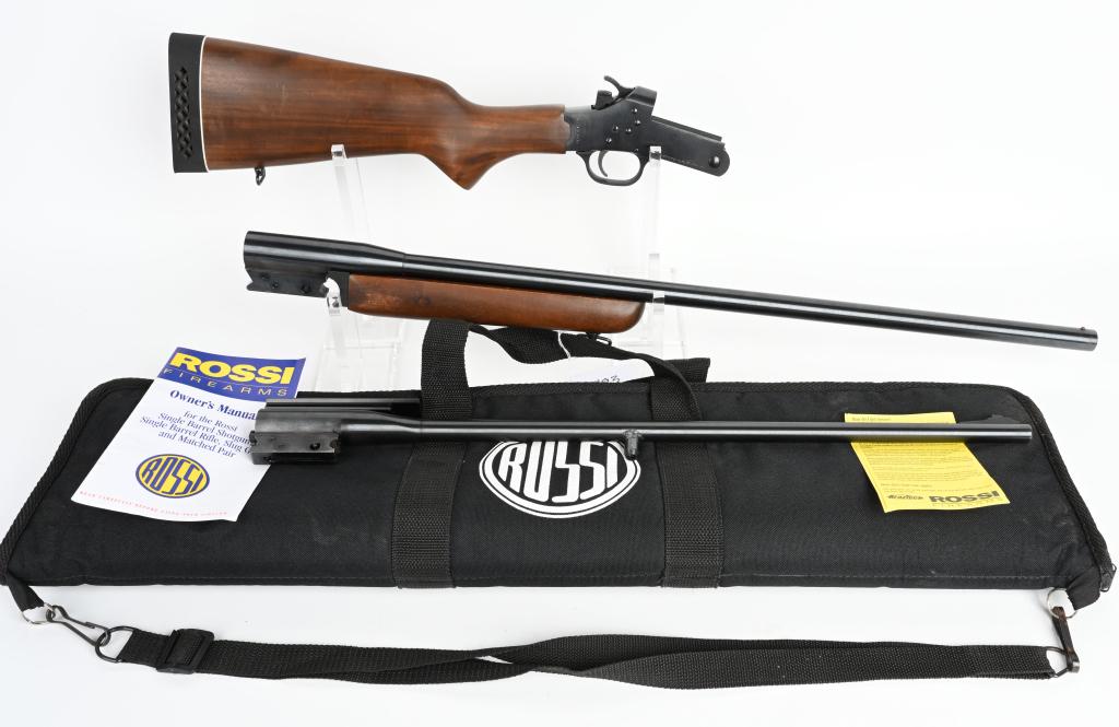 ROSSI SINGLE SHOT 2 BARREL SET 20GA/.17HMR | Barnebys