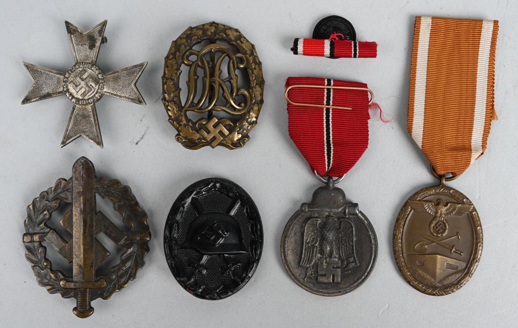 WWII NAZI GERMAN 6 MEDAL & AWARD LOT OF MEDALS WW2 - Oct 10, 2020 ...