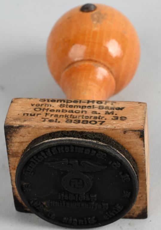 WWII NAZI GERMAN NSDAP DISTRICT DOCUMENT STAMP WW2 - Oct 10, 2020 ...