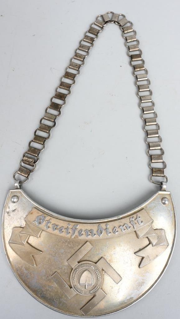 WWII NAZI GERMAN RAD GORGET WITH CHAIN WW2 - Oct 10, 2020 | Milestone ...