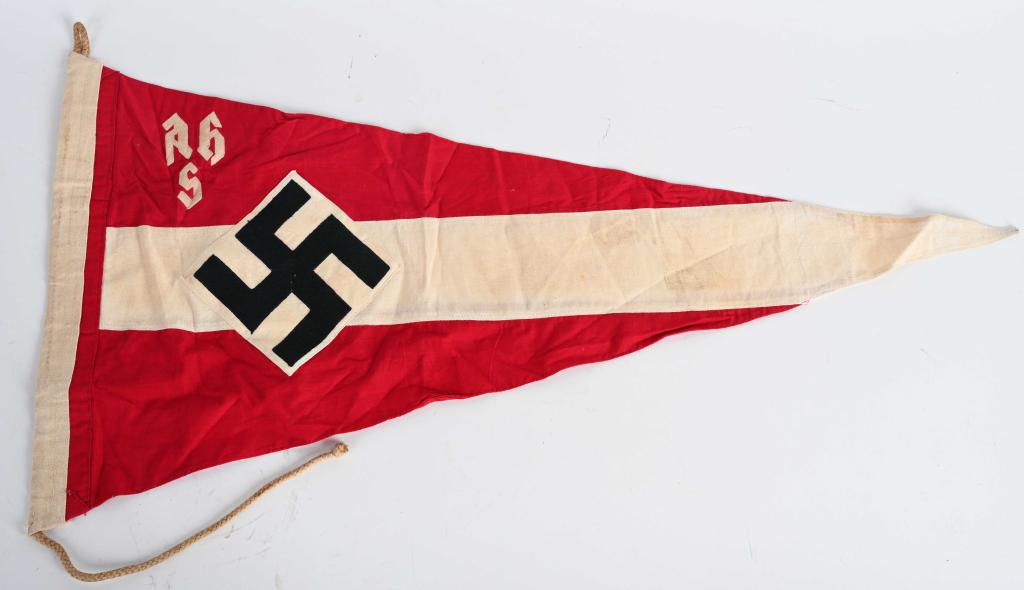 Wwii Nazi German Hitler Youth Pennant Flag