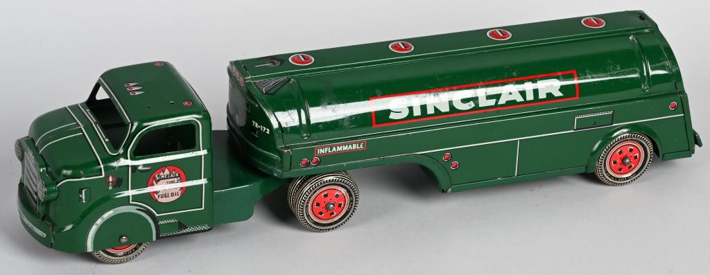 Marx Pressed Steel Sinclair Gas Tanker Truck