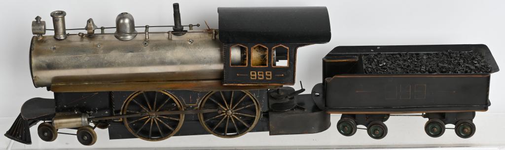 BEGGS McNAIR 999 LIVE STEAM LOCO & TENDER - Oct 17, 2020 | Milestone ...