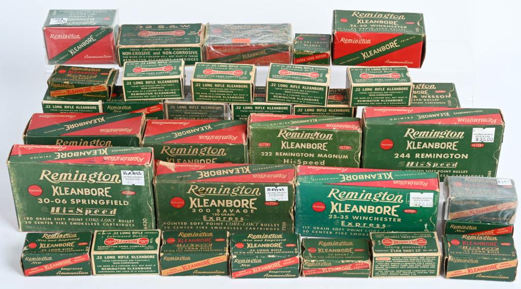 (25) Boxes Of 1940's Remington Ammo