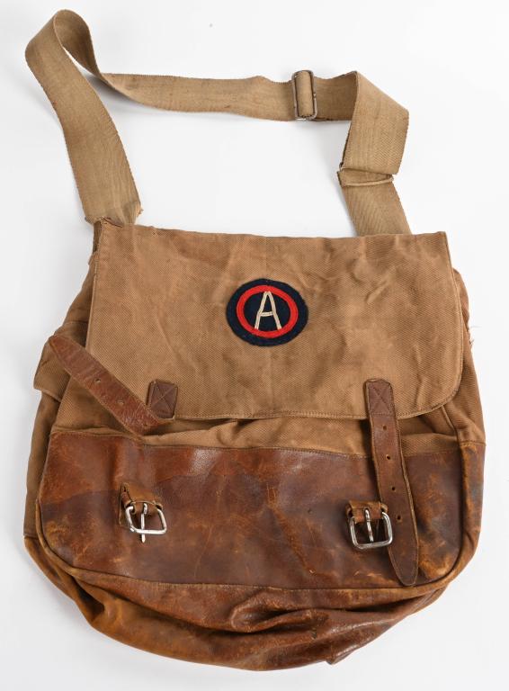 For Auction: WW1 US ARMY FRENCH MADE MUSETTE BAG 4th AERO PARK (#0115 ...